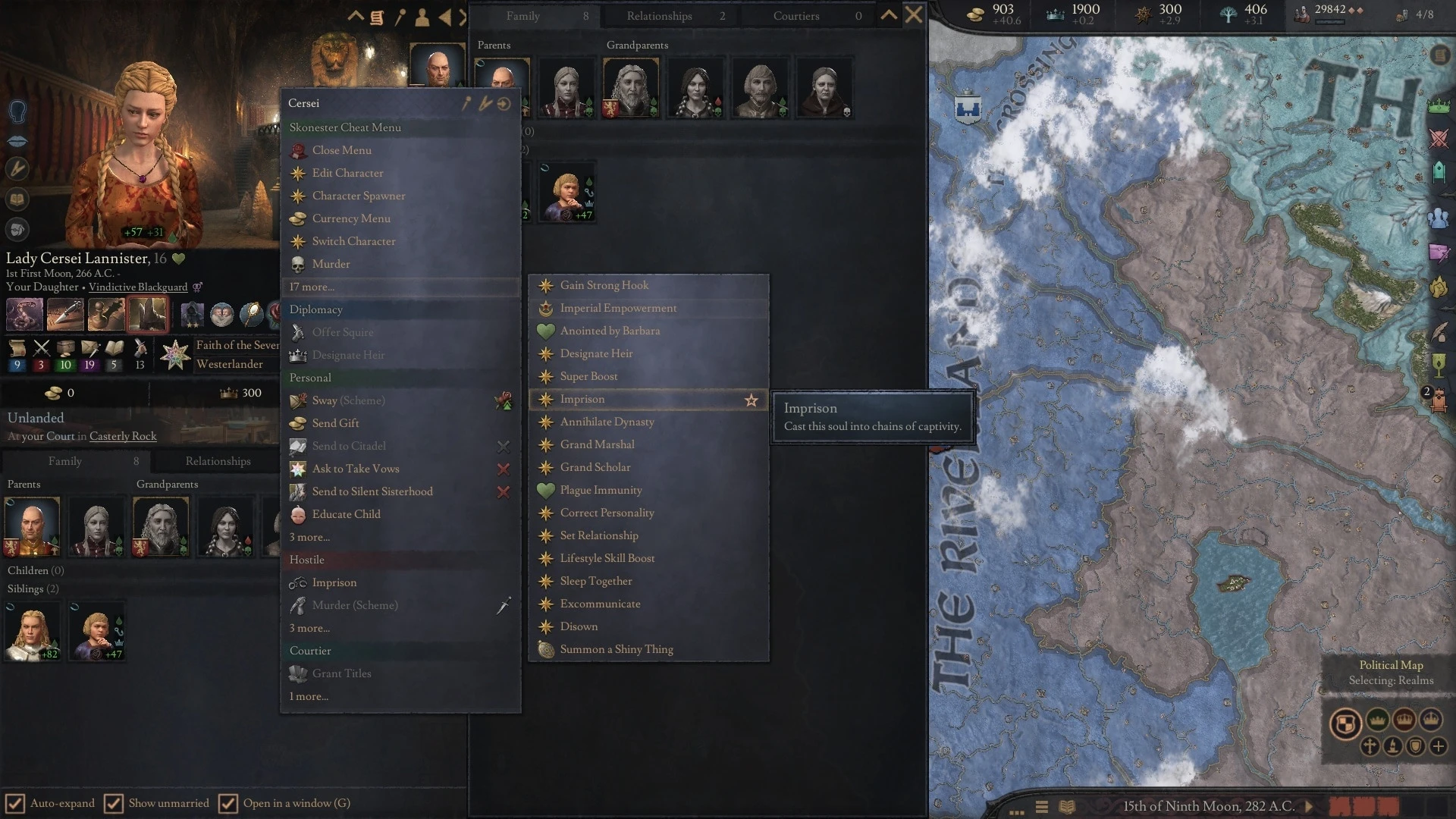 Crusader Kings III Skonester Cheat Menu Mod v4.0 Mod | MegaGames