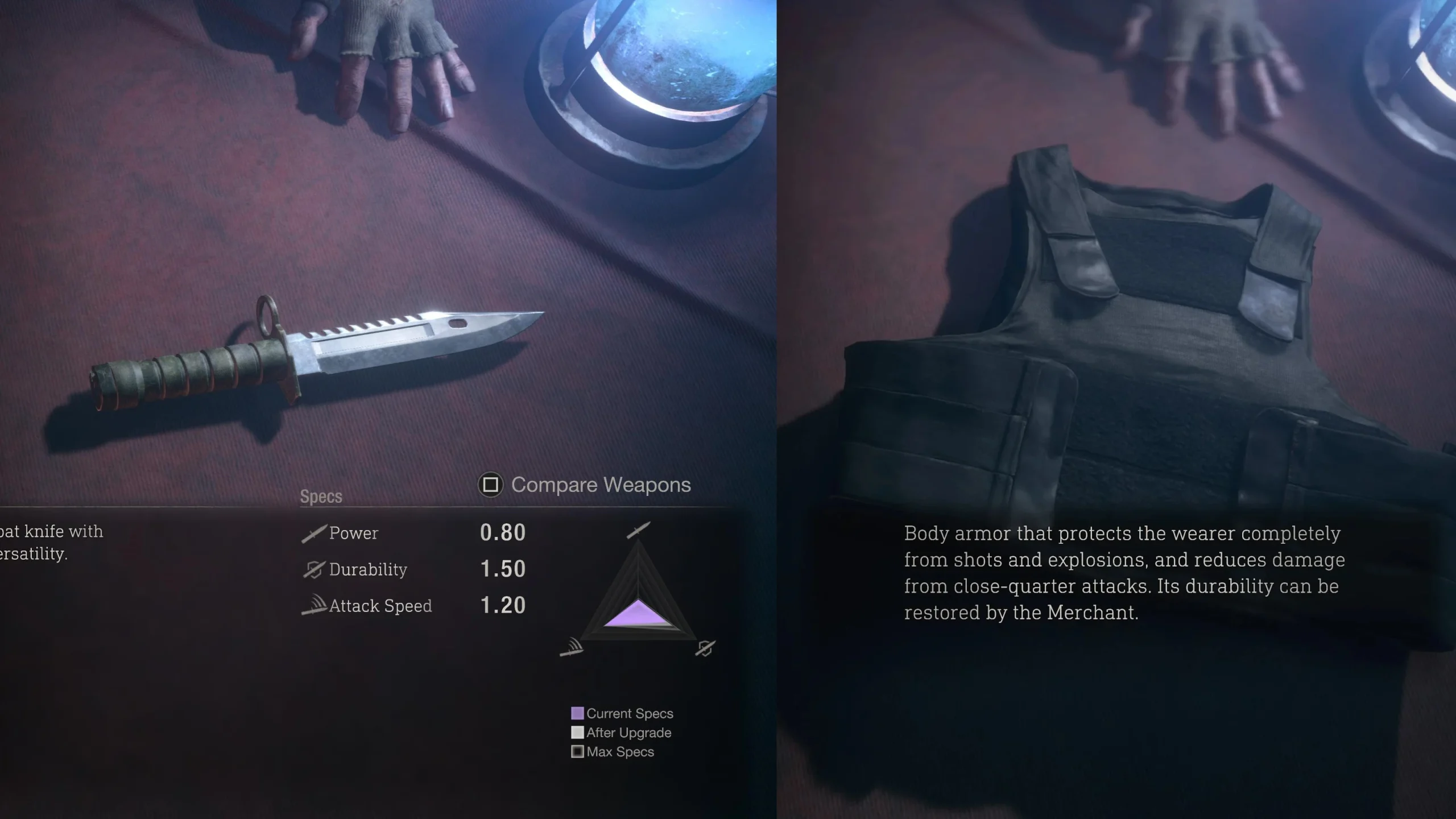 Resident Evil 4 (2023) Better Knives and Armor Mod v0.0.2 | MegaGames