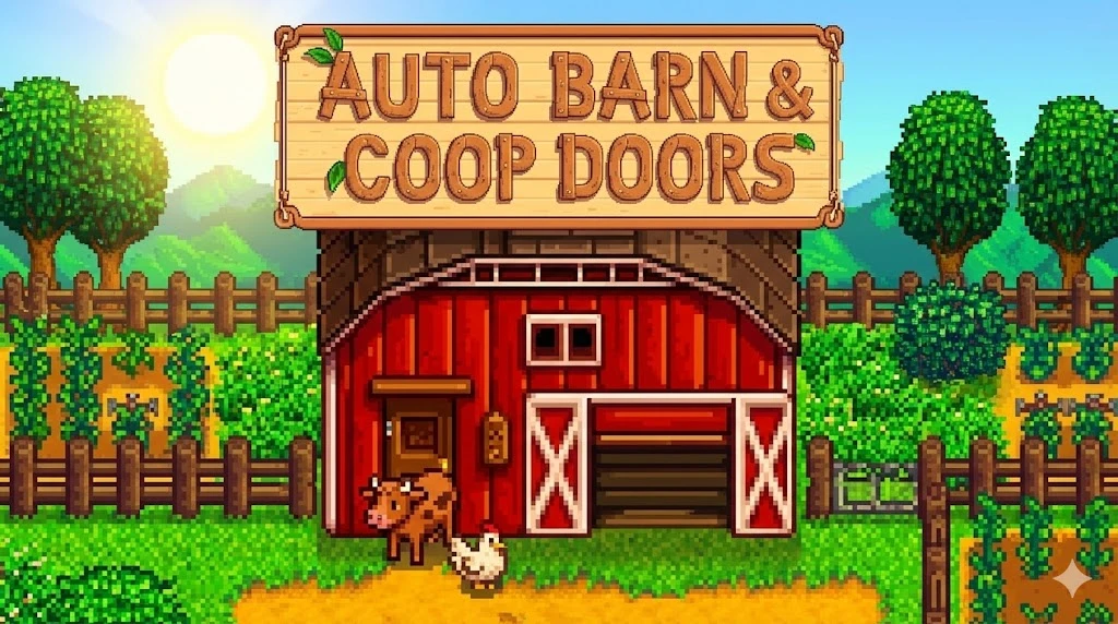Stardew Valley Auto Barn and Coop Doors Mod v1.1.0 Mod | MegaGames